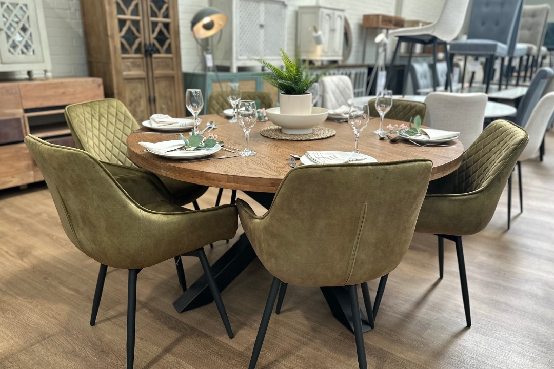 What Size Round Dining Table Is Best For 6 People Furniture Outlet Blog